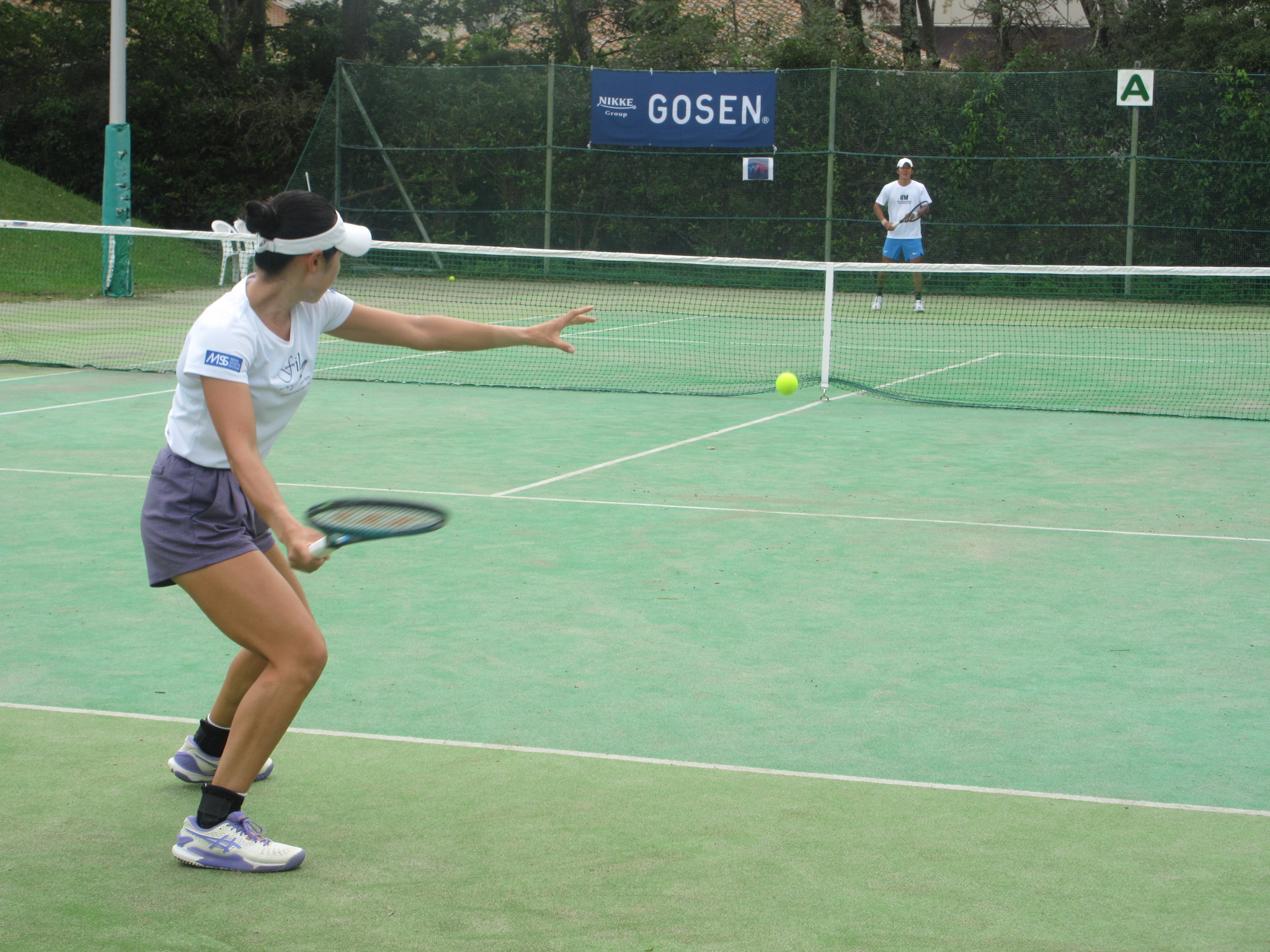 今年のチャンピオンは 清水綾乃選手 - Gosen Cup Swingbeach