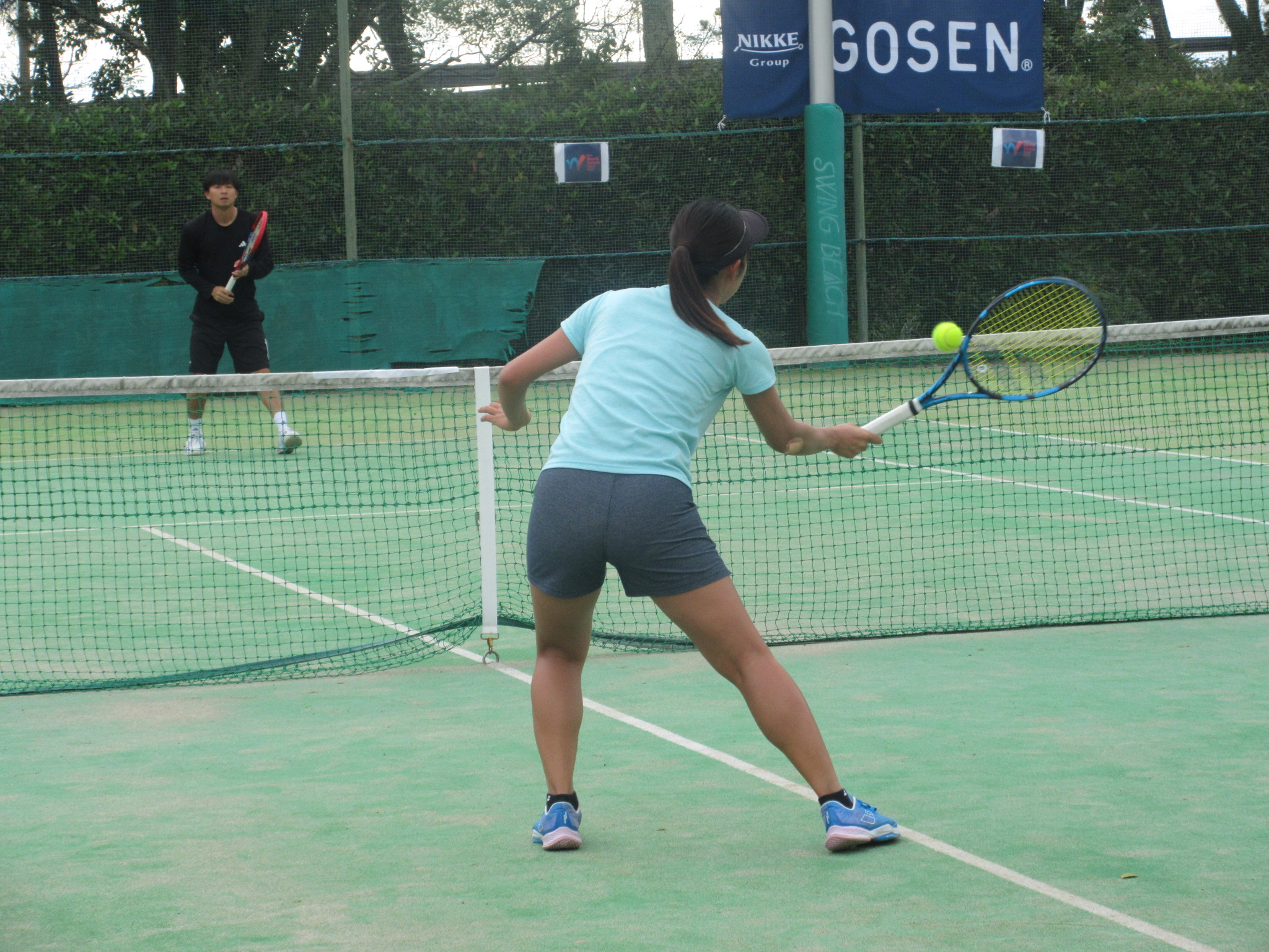 今年のチャンピオンは 清水綾乃選手 - Gosen Cup Swingbeach